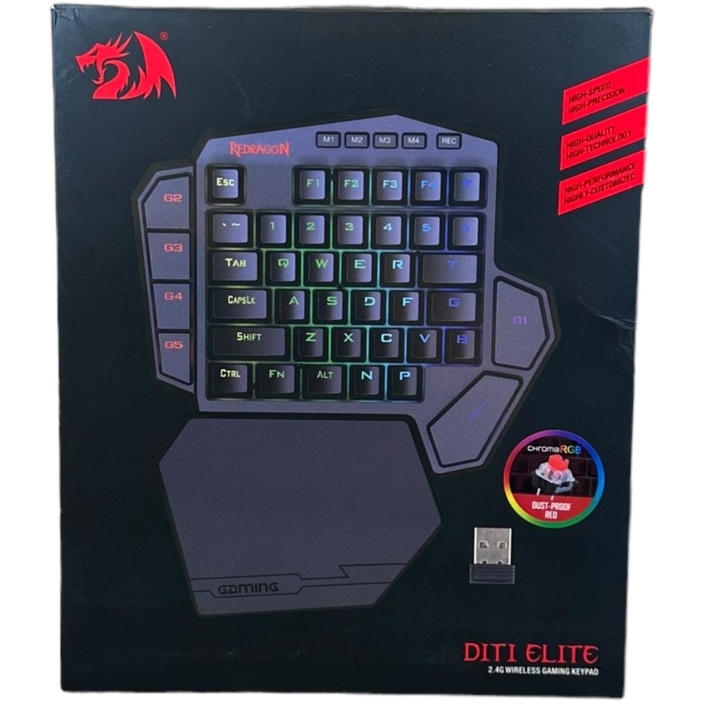 Redragon K585 DITI One-Handed RGB Mechanical Gaming Keyboard - Own4Less