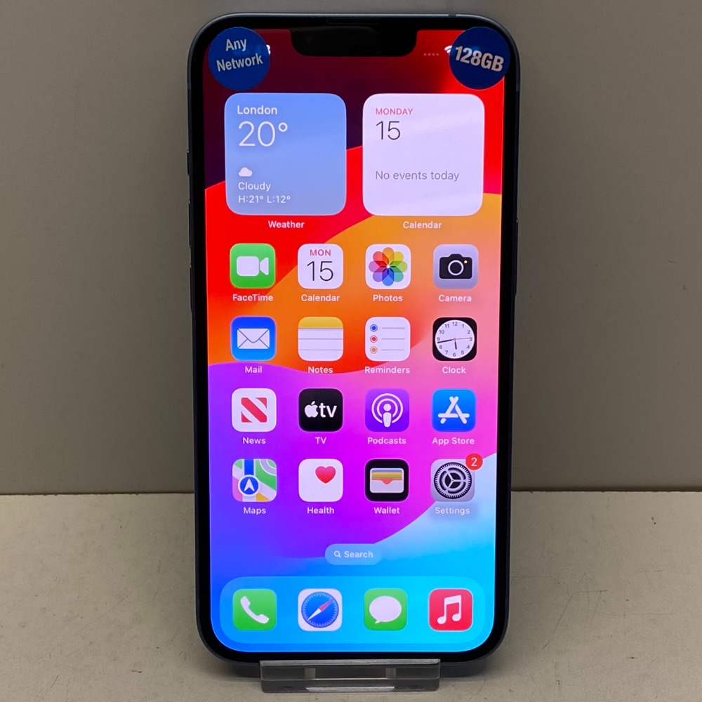 Pre-owned Apple iPhone 14 Unlocked Model A2882 128GB in Blue - Own4Less