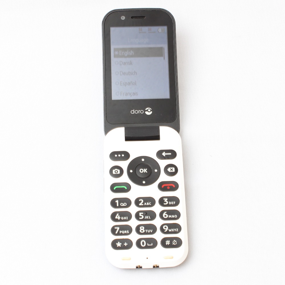 Doro 7030 DCF-0270 Dual Sim OAP / Seniors Big Button Flip Phone - Open ...