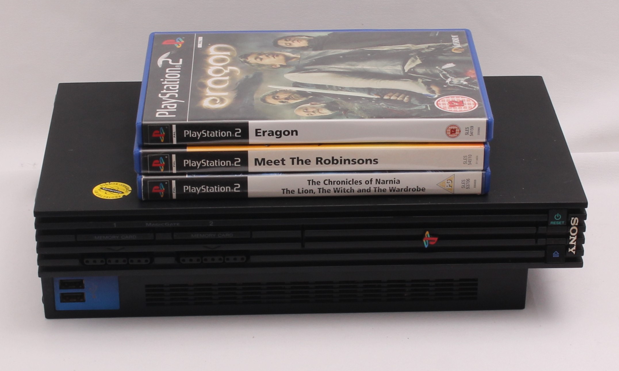 Pre-owned Sony PlayStation 2 PS2 Original Retro Games Console With 3x ...