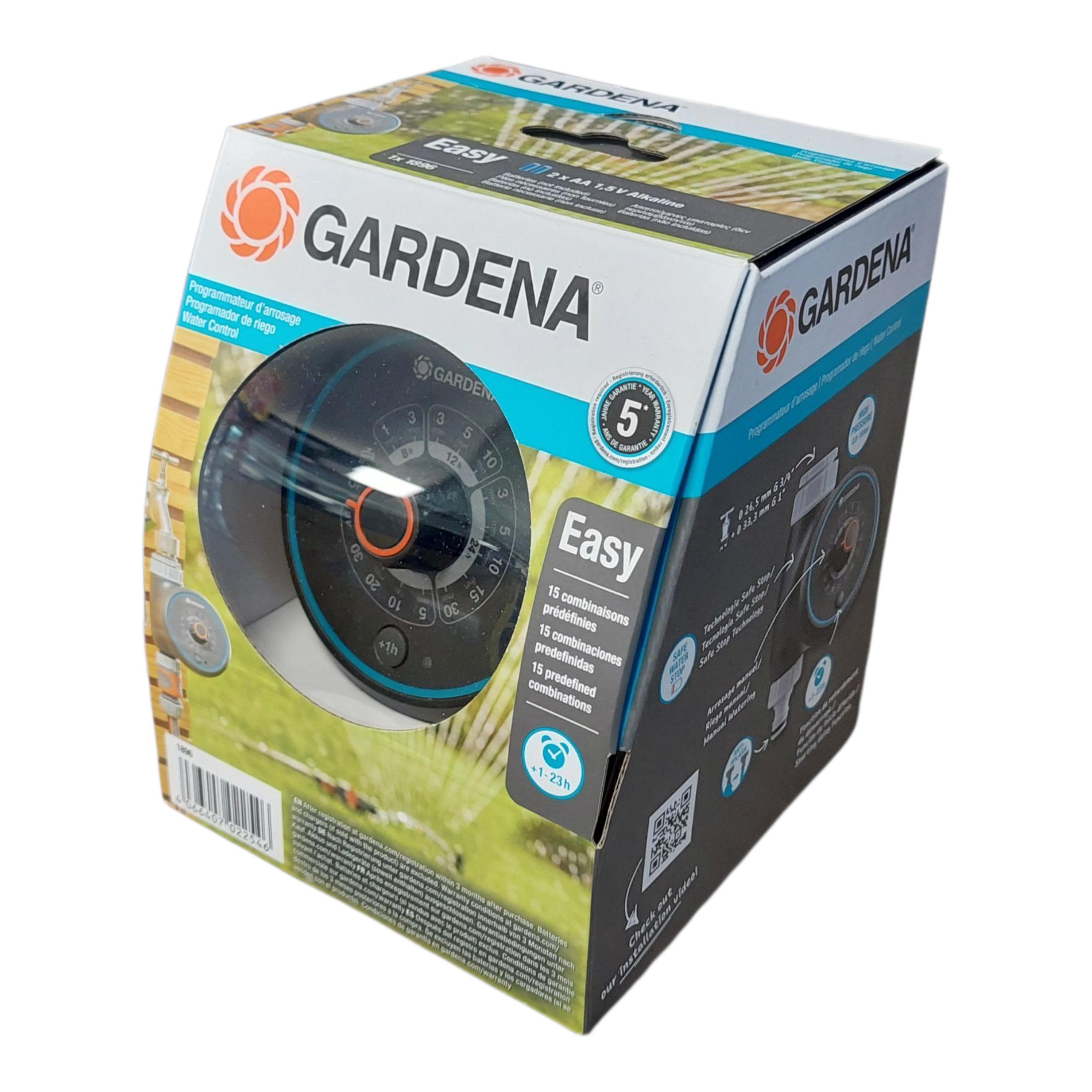 New Gardena Easy Water Control Automatic Garden Tap Timer Irrigation ...