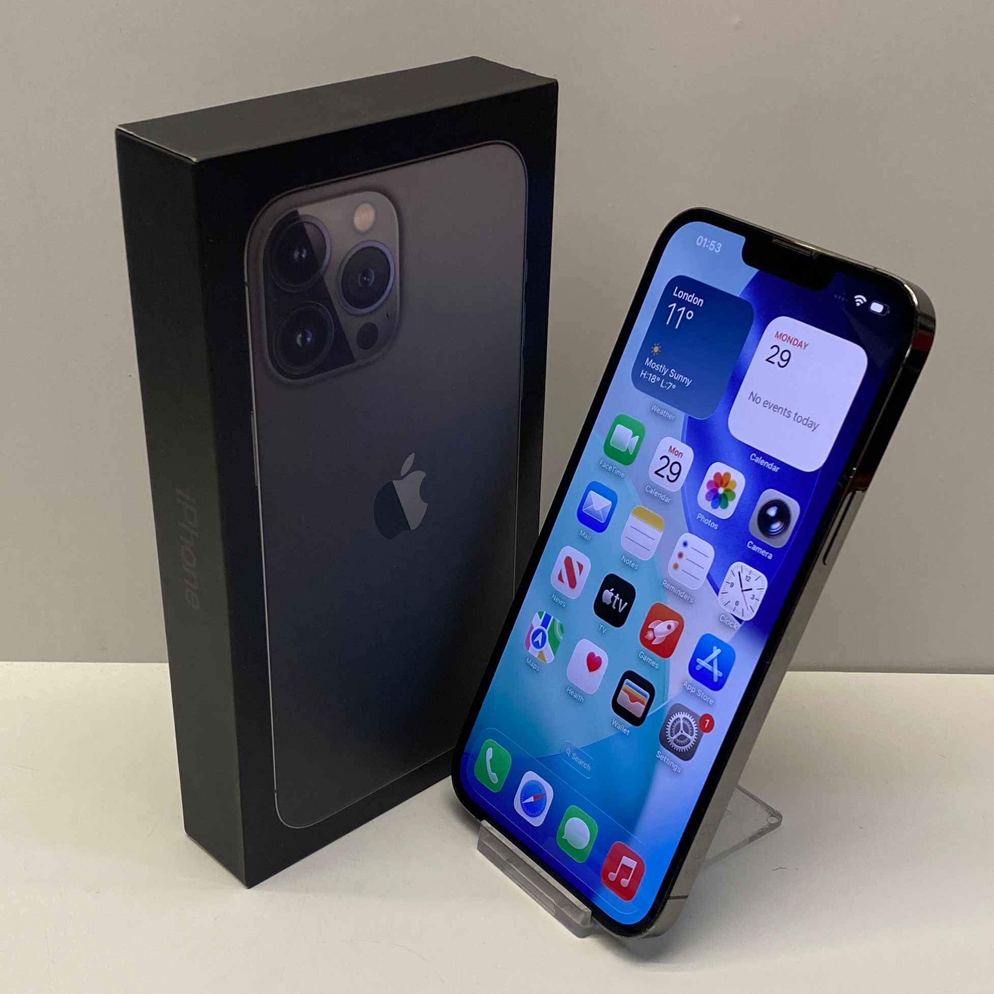Pre-owned Apple iPhone 13 Pro Max Unlocked Model A2643 128GB Boxed ...