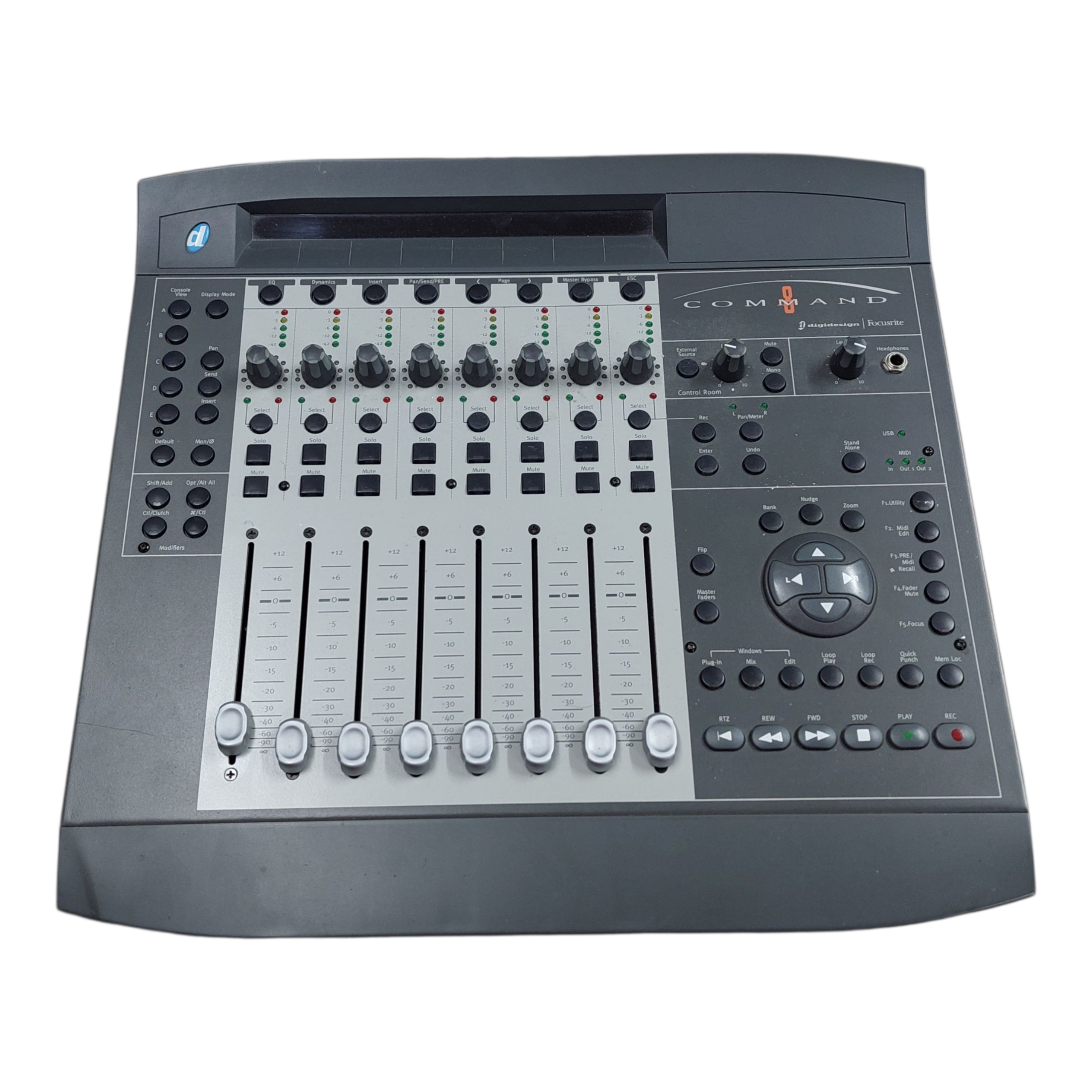 Pre-owned Digidesign Command 8 Control Surface for Pro Tools Audio MIDI ...