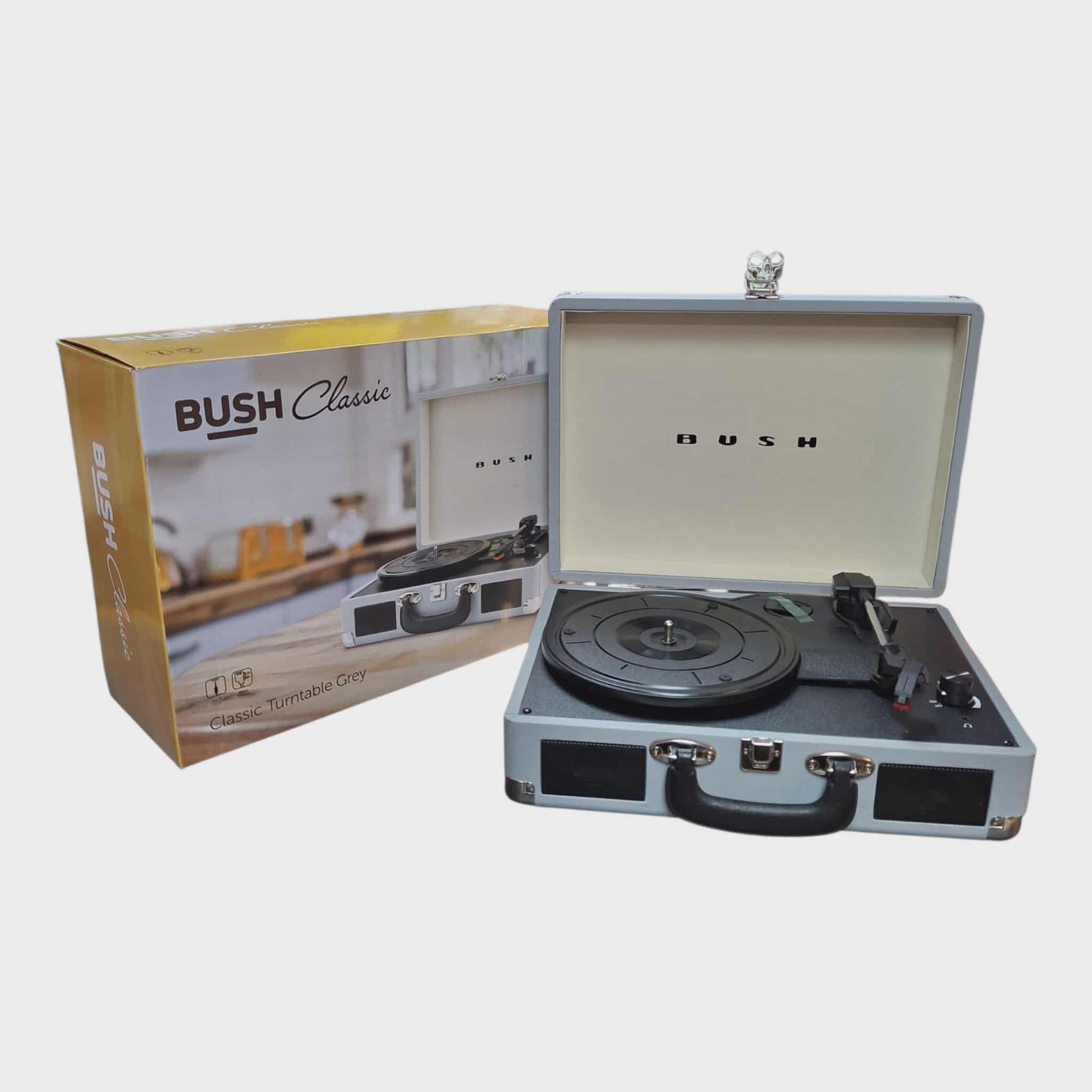 Pre-owned Bush Classic Turntable Portable Suitcase Record Player - Own4Less