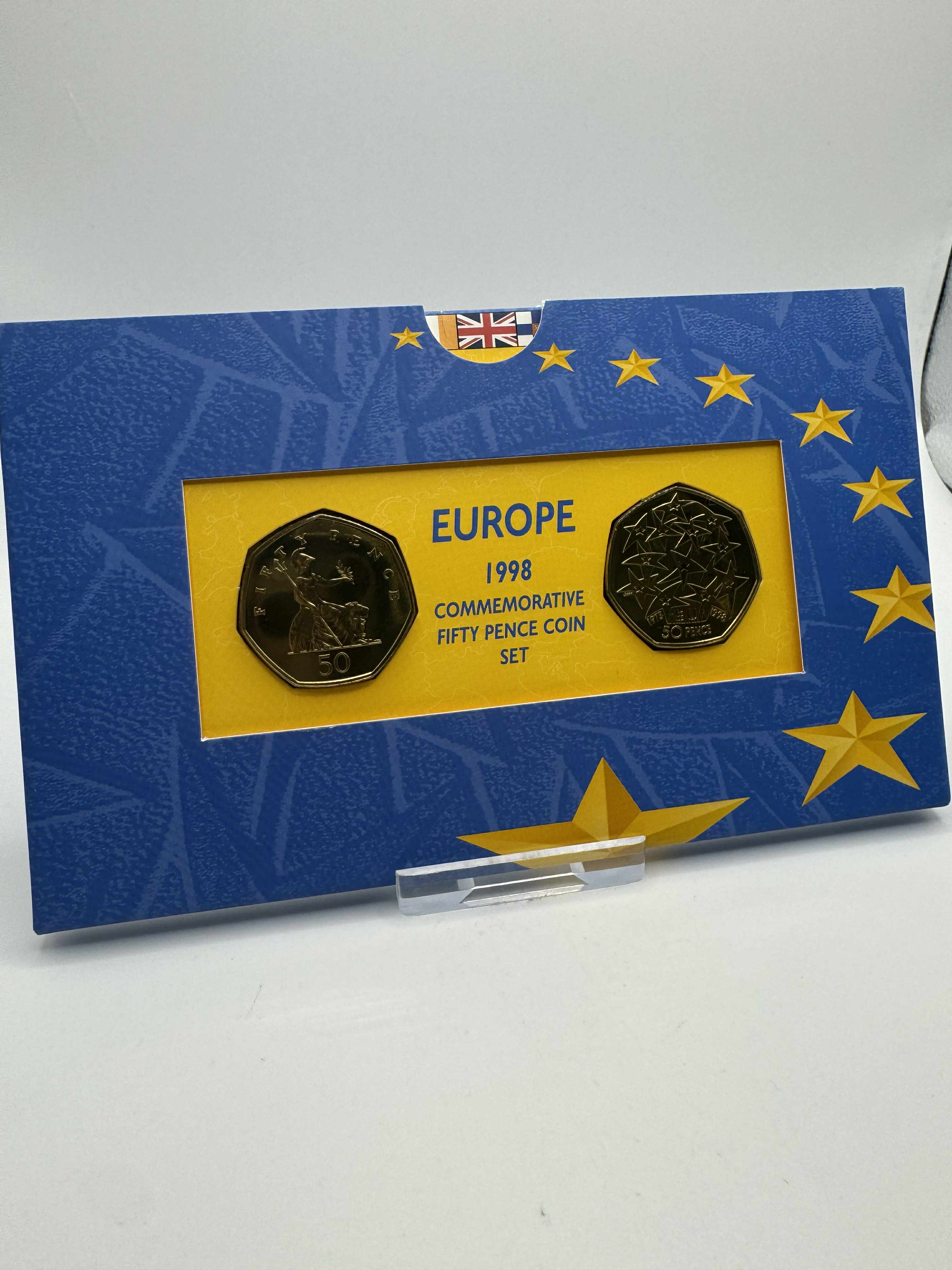 Pre-owned The Royal Mint Europe 1998 Commemorative 50p Coin Set - Own4Less