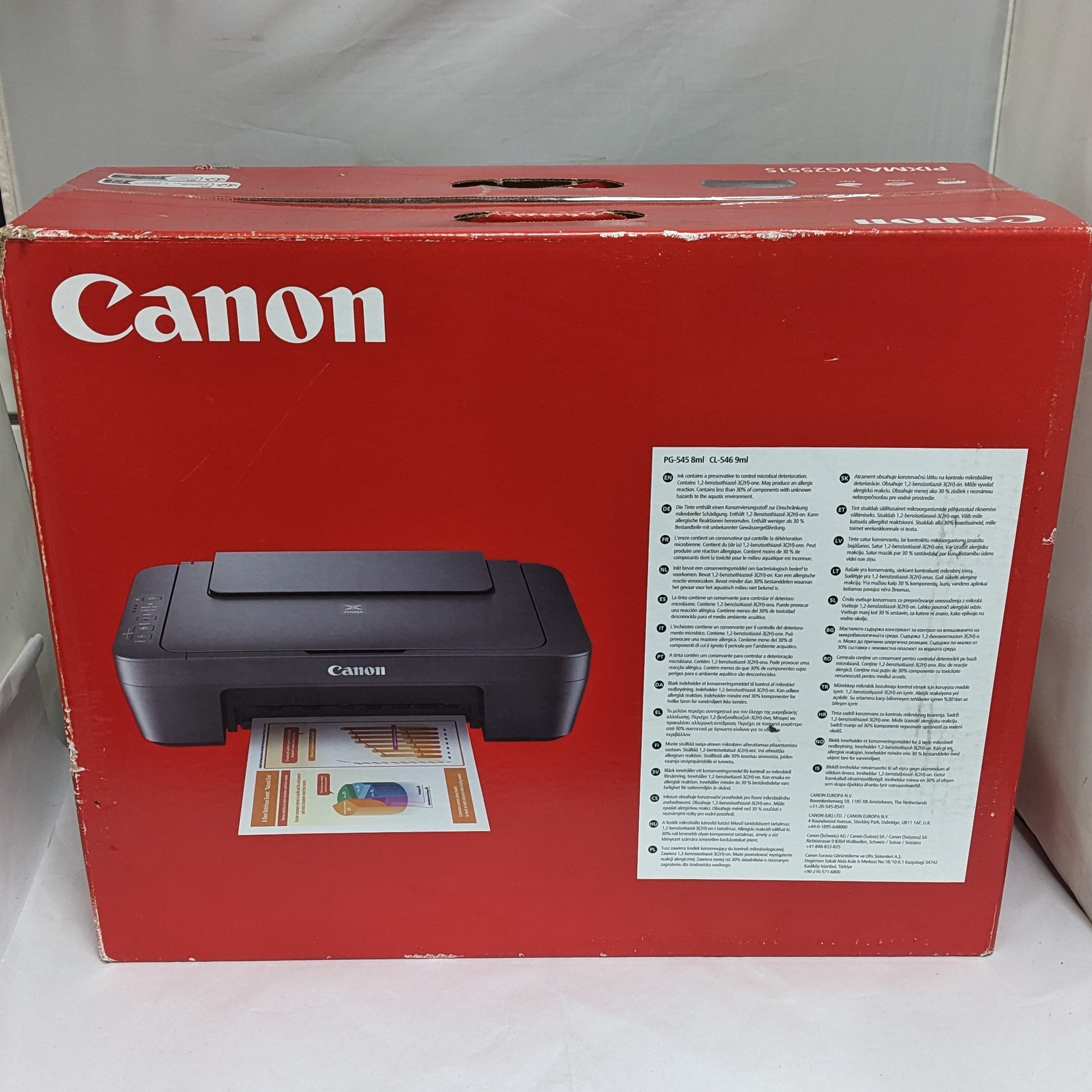 New Canon PIXMA MG2551S Colour 3-in-1 Inkjet Printer - Own4Less