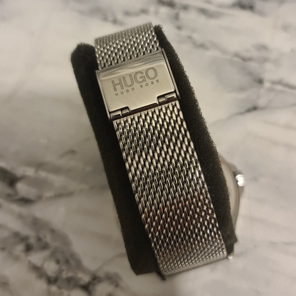 Pre-owned Hugo Boss Mens Smash Watch 1530135 HU.395.1.14.3397 - Grey ...