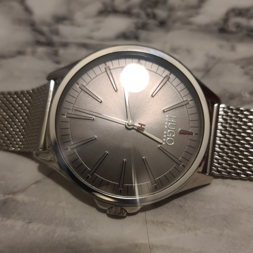 Pre-owned Hugo Boss Mens Smash Watch 1530135 HU.395.1.14.3397 - Grey ...