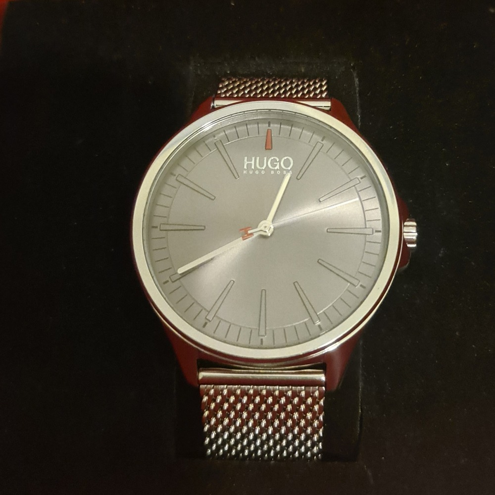 Pre-owned Hugo Boss Mens Smash Watch 1530135 HU.395.1.14.3397 - Grey ...
