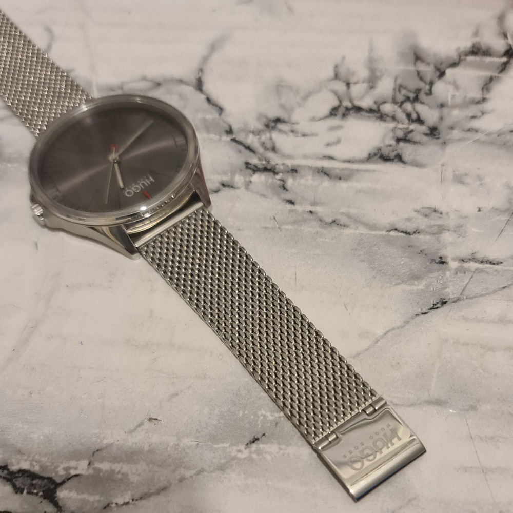 Pre-owned Hugo Boss Mens Smash Watch 1530135 HU.395.1.14.3397 - Grey ...