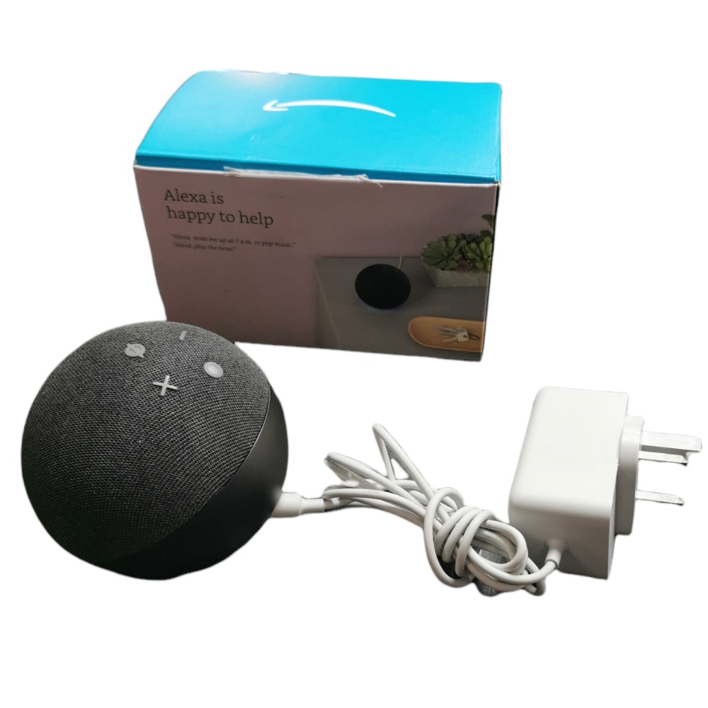 Used Amazon Echo Dot 4th Gen (B7W64E) - Black - Own4Less