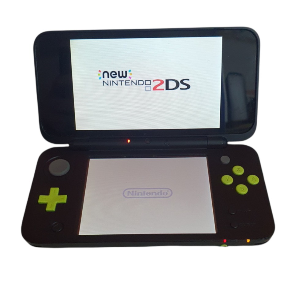 'New' Nintendo 2DS XL - Black/Lime Green - Own4Less