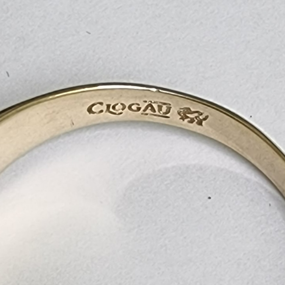 Pre-owned Clogau 9ct Yellow Gold & Rose Welsh Dragon Signet Ring Fully ...