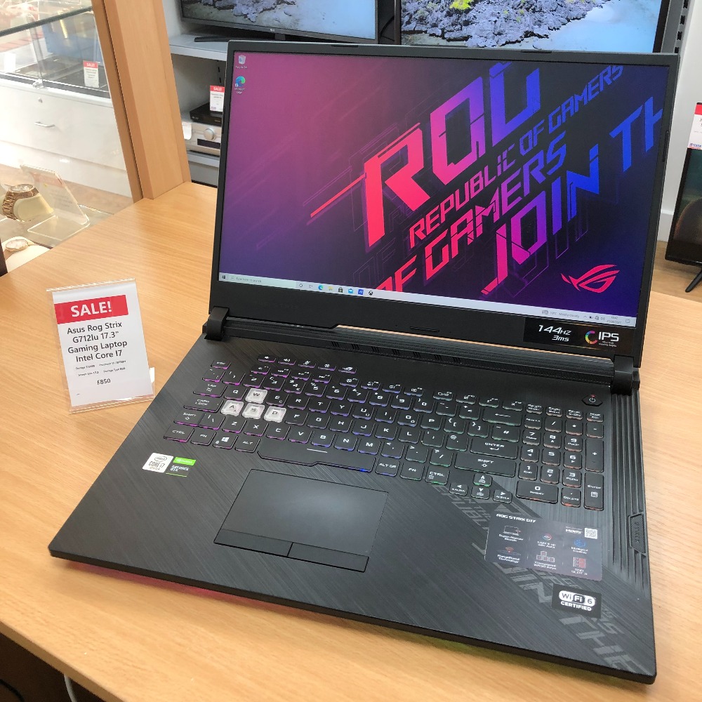 Pre-owned ASUS ROG STRIX G712LU 17.3" Gaming Laptop Intel Core i7 ...