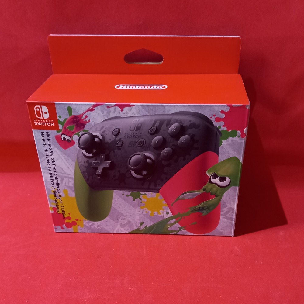 New Nintendo Switch Nintendo Switch Splatoon Limited Edition Pro Controller Control Pad - Own4Less