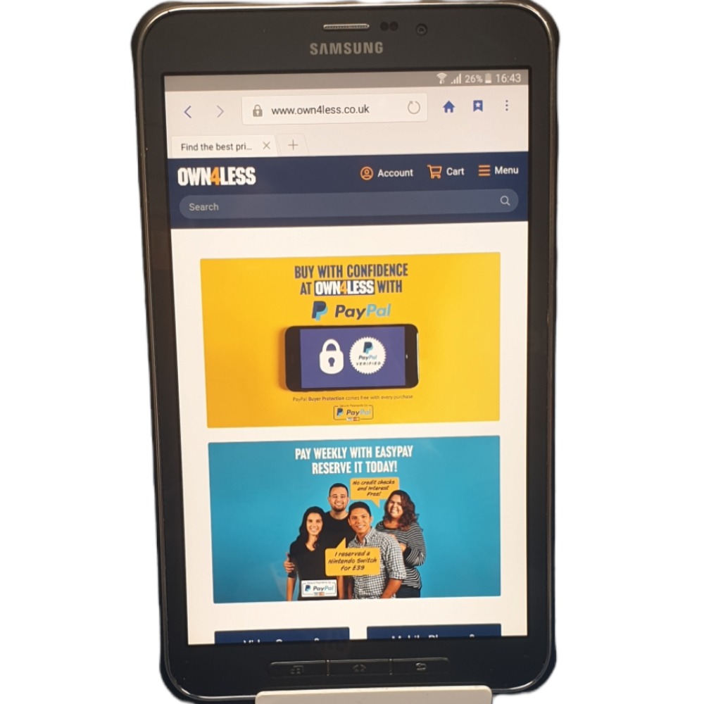 Pre-owned Samsung Galaxy Tab Active SM-T365 8" 16GB Unlocked - Own4Less