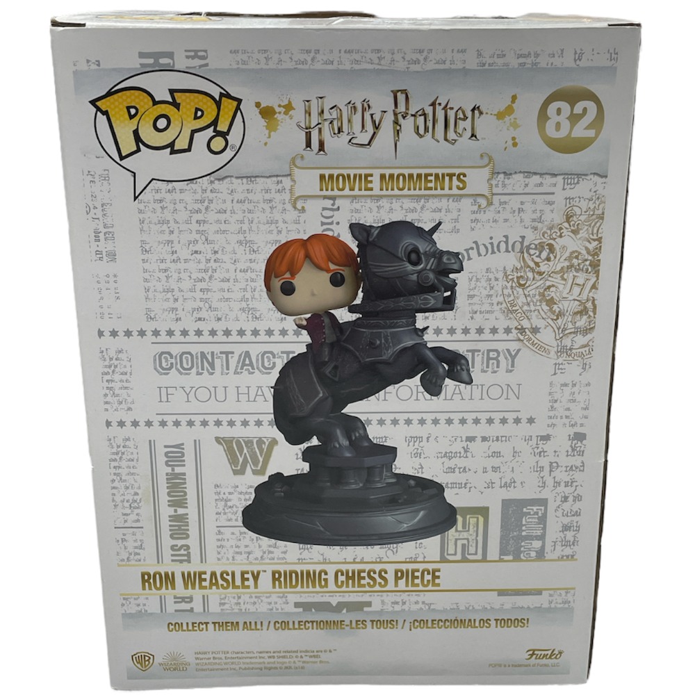 Pre-owned Ron Weasley Riding Chess Piece Funko #82 - Own4Less