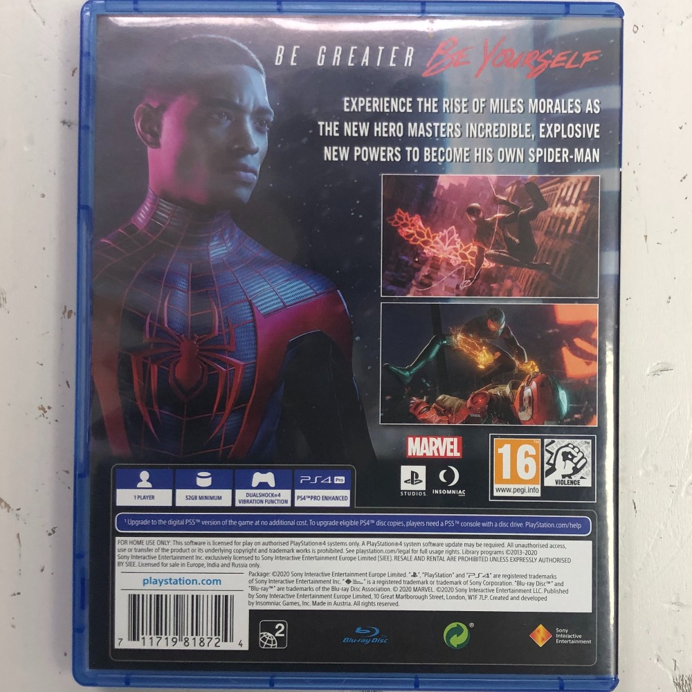 Pre-owned (PS4) Spider-Man: Miles Morales (No DLC) - Own4Less