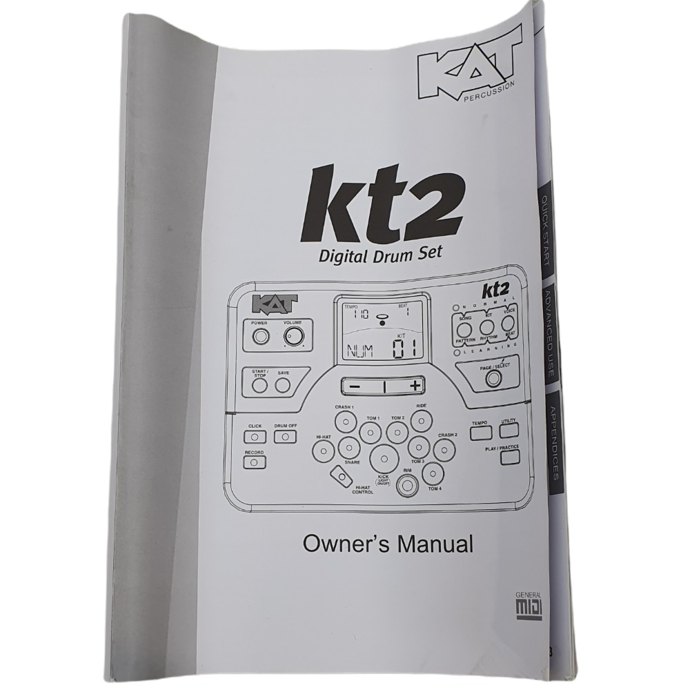 Pre-owned KAT Percussion KT2 5-Piece Advanced Electronic Drum Kit ...