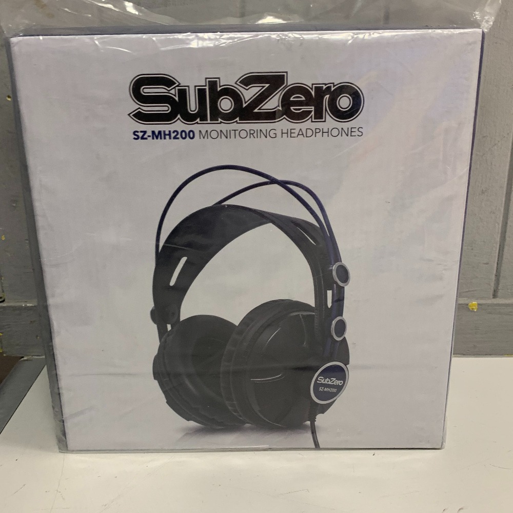 New Sub-Zero Studio Monitoring Headphones SubZero SZ-MH200 - Closed ...