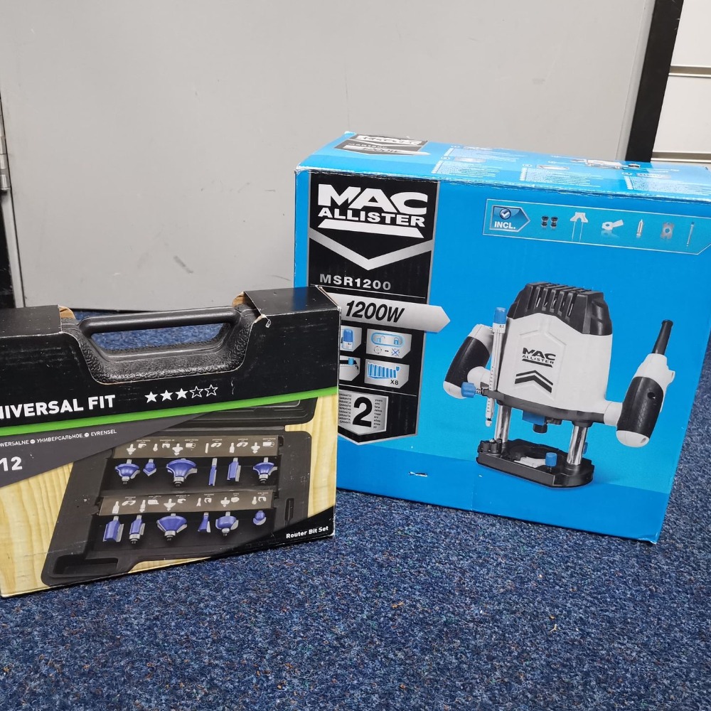 Pre-owned Mac Allister Mac Allister Router and Bits - Own4Less