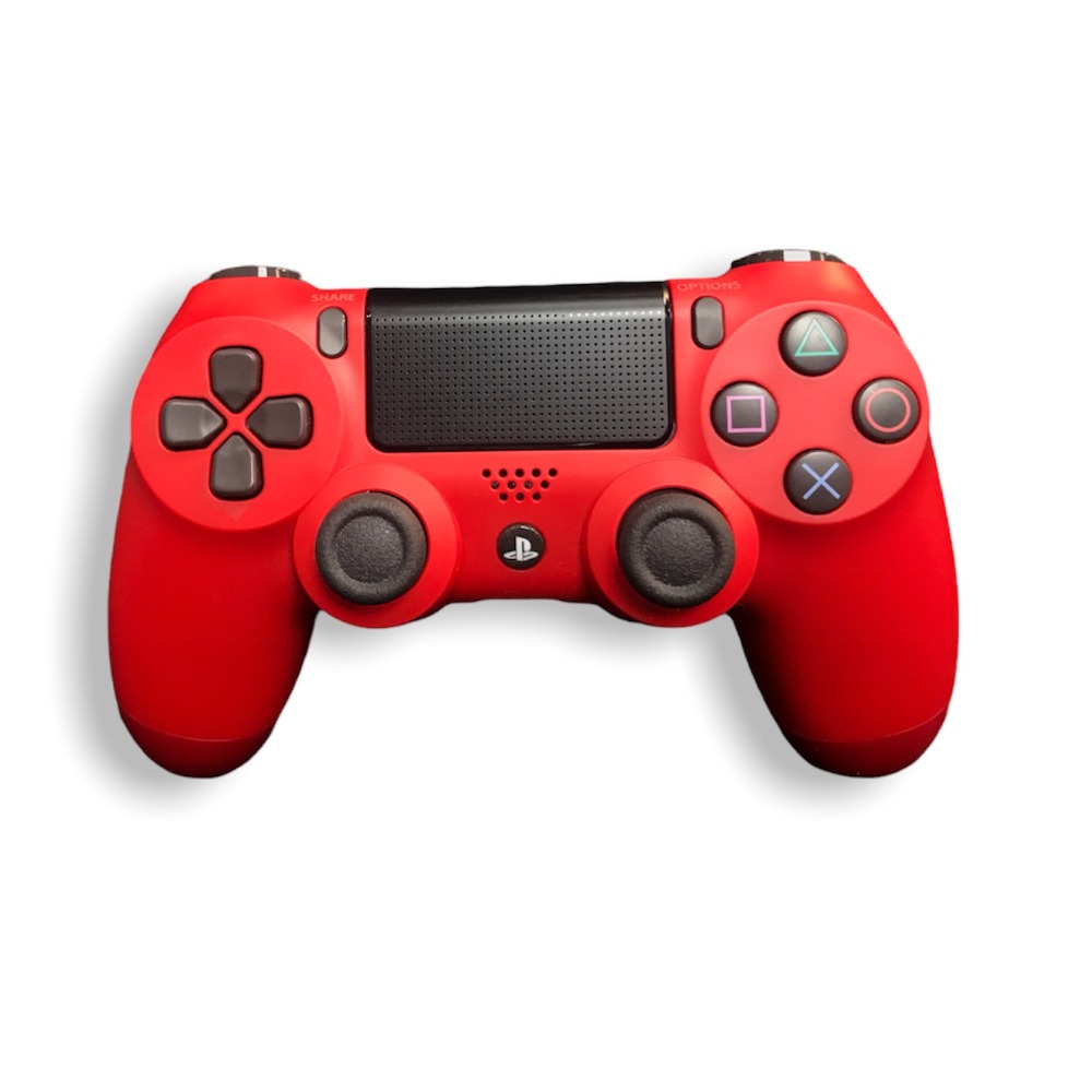 Pre-owned PS4 Official Dual Shock 4 Red Controller - Own4Less