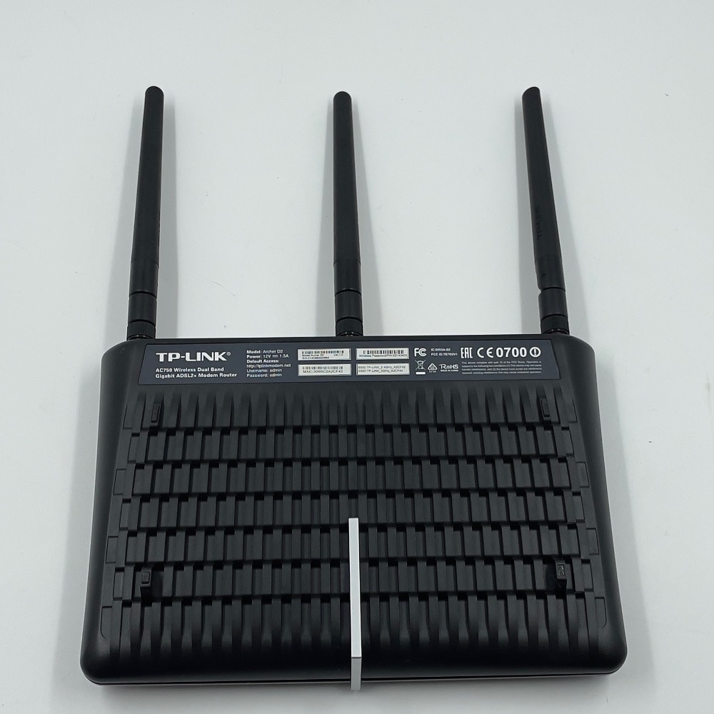 Pre-owned TP-LINK ARCHER D2 WIRELESS DUAL BAND GIGABIT MODEM ROUTER ...
