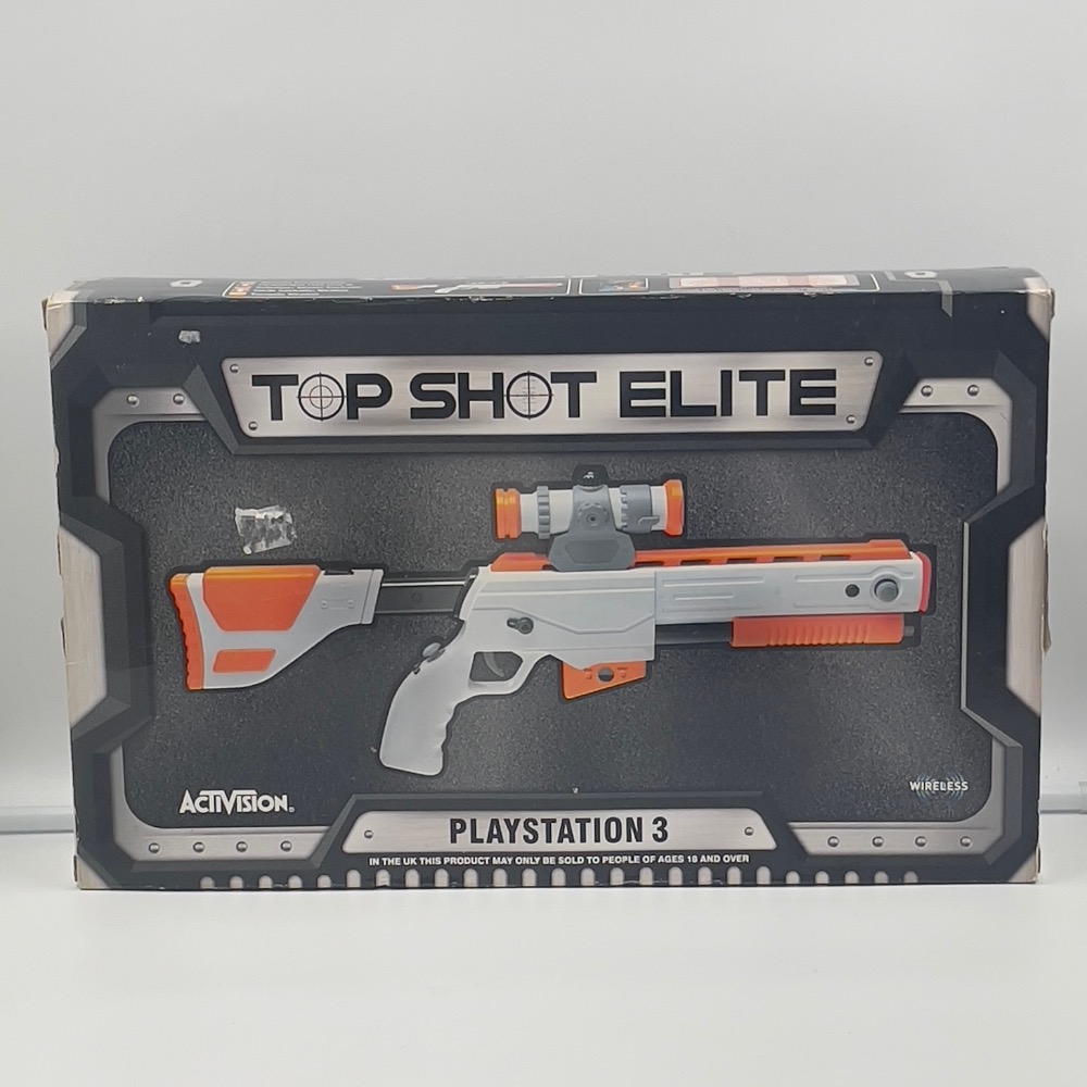 New ACTIVISION TOP SHOT ELITE PS3 WIRELESS GUN CONTROLLER - Own4Less