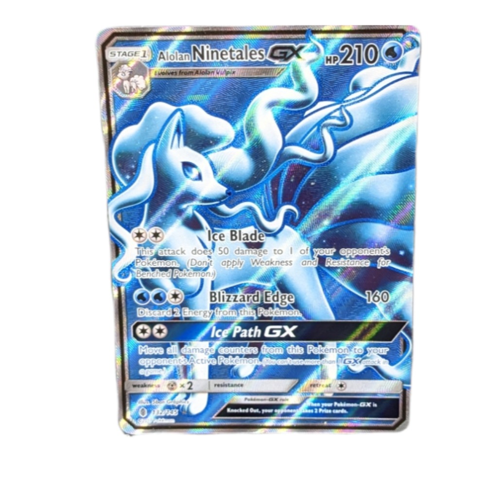 Pre-owned ALOLAN NINETALES GX - POKEMON CARD - Own4Less