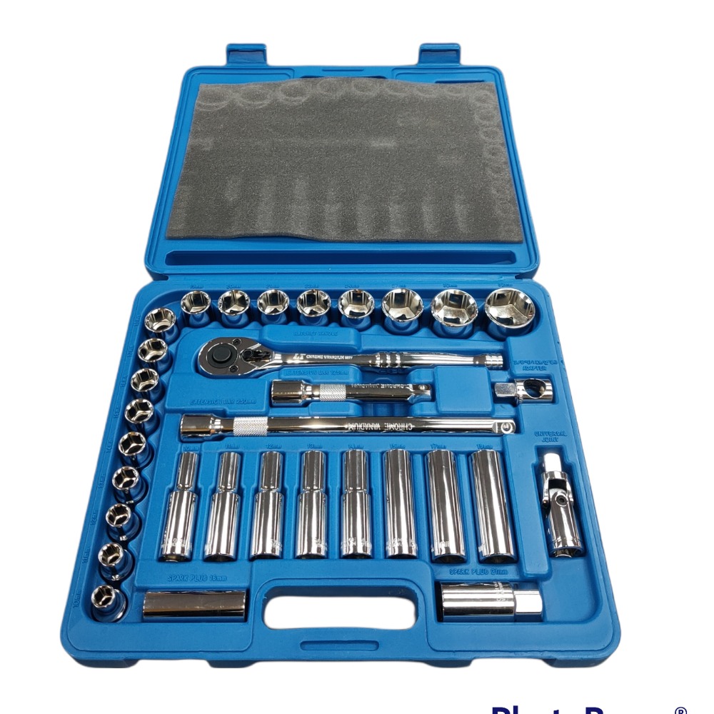 Pre-owned Laser 1/2" 32 Piece Socket Set - Own4Less