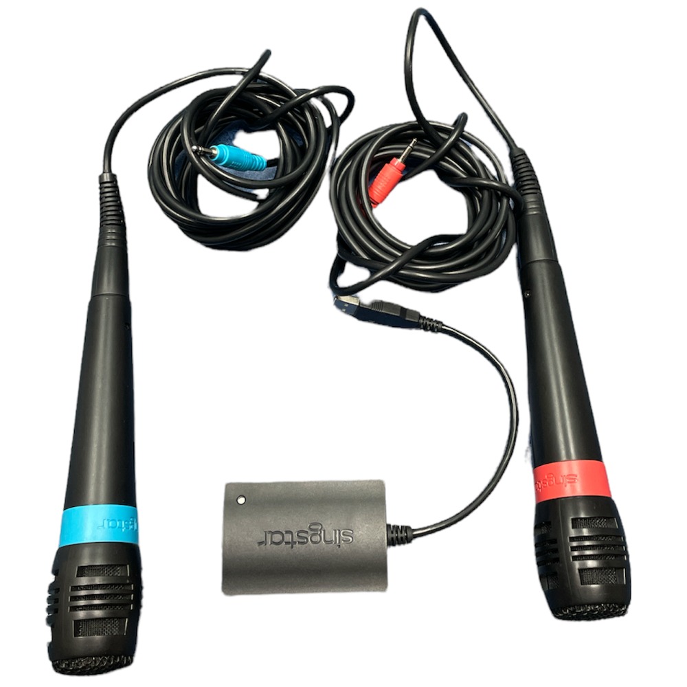Pre-owned Singstar Microphones & USB Converter-PS2 - Own4Less