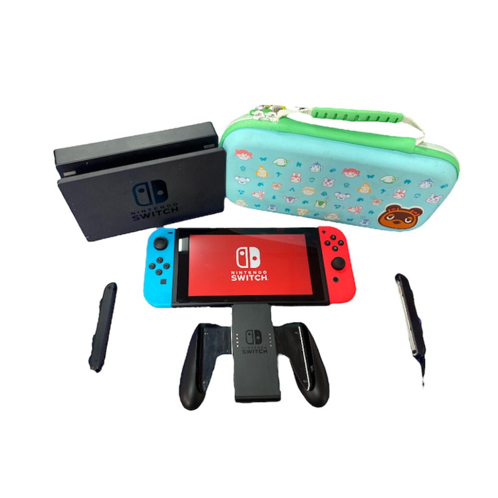 Pre-owned Nintendo Switch 32GB - Neon Red & Blue - Own4Less