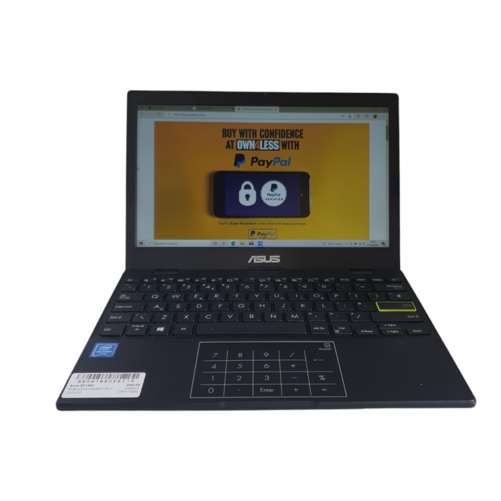 Asus E210M:Black:64GB:Windows10 - Own4Less