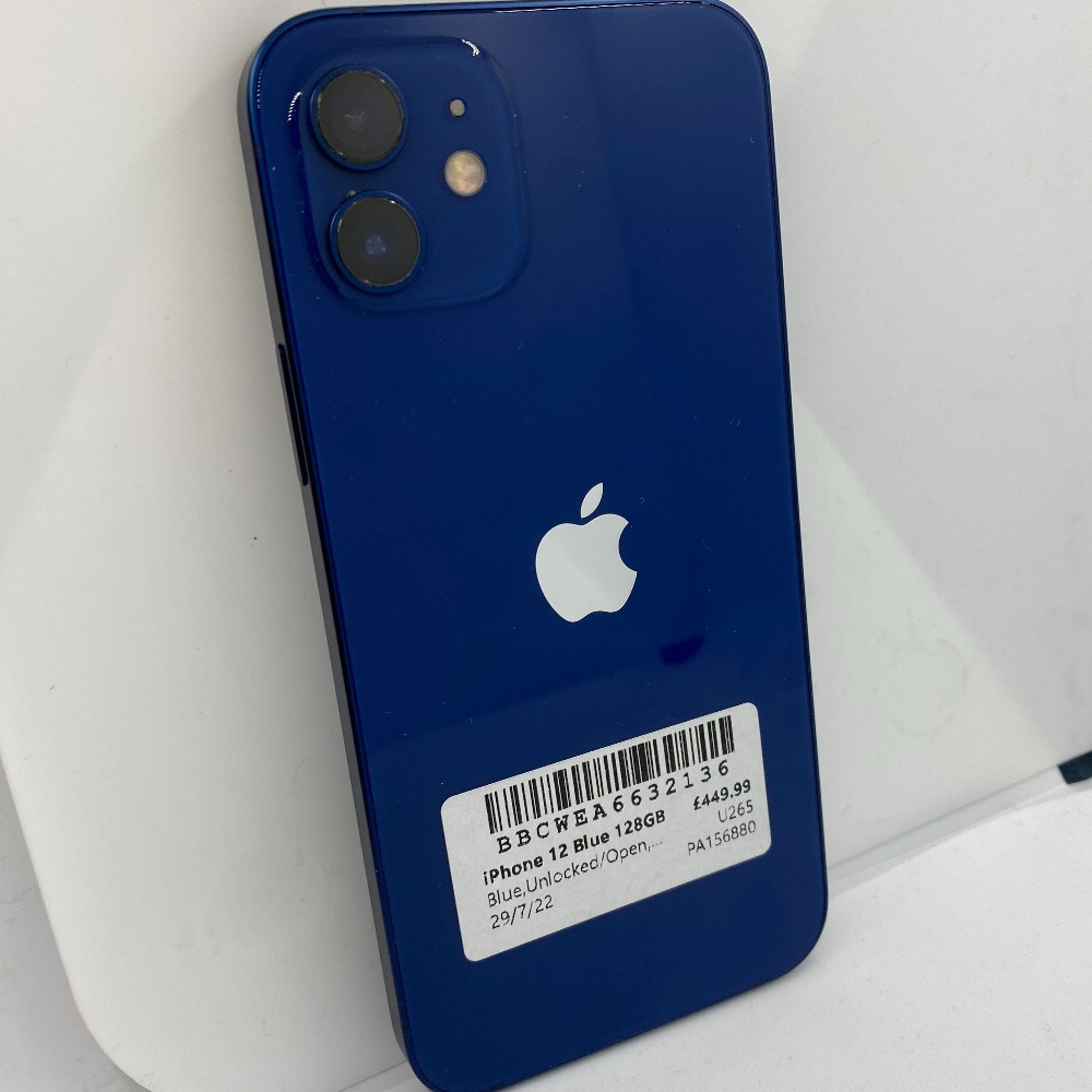Pre-owned iPhone 12 Blue 128GB - Own4Less