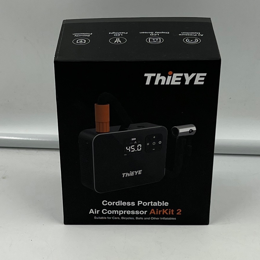 Pre-owned THIEYE CORDLESS PORTABLE AIR COMPRESSOR KIT 2 - Own4Less