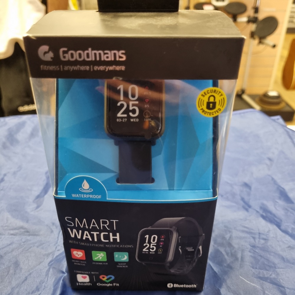 Goodmans Goodmans Smart Watch BT Heart Rate Waterproof Tracker Own4Less Goodmans Goodmans Smart Watch BT Heart Rate Waterproof Tracker Own4Less